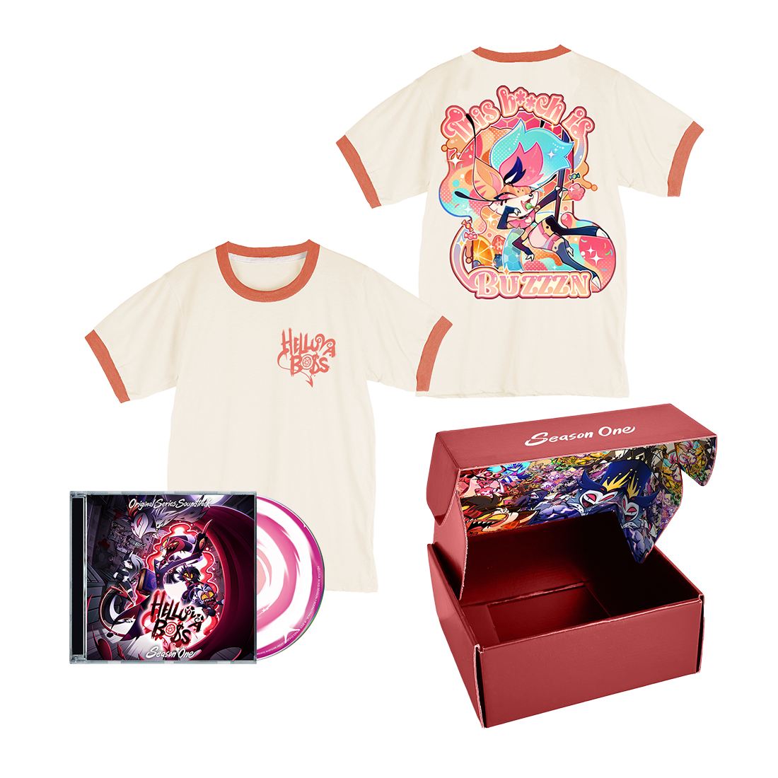 Helluva Boss: Season 1 (Original Soundtrack) - T-Shirt Box Set – Warner Music Store