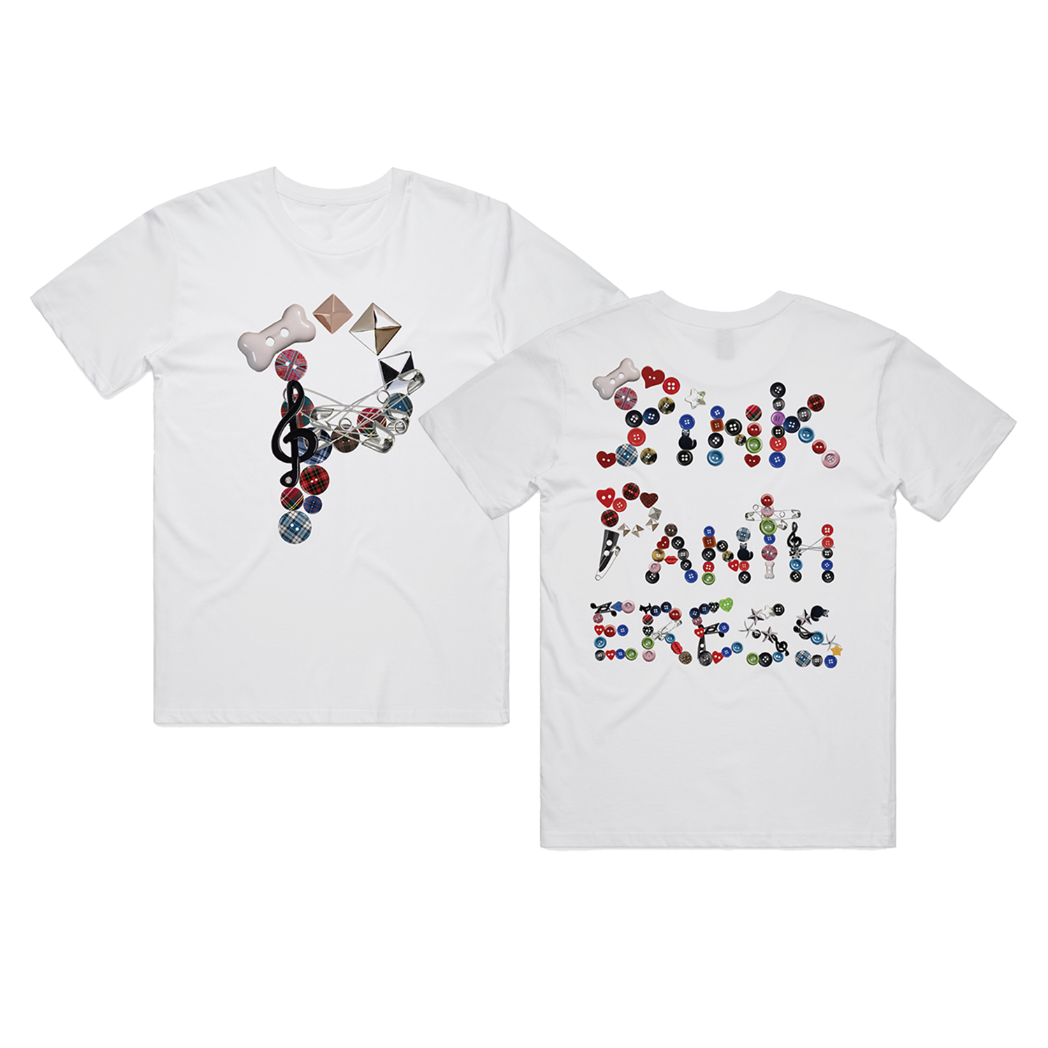 Fancy That Buttons Tee – Warner Music Store