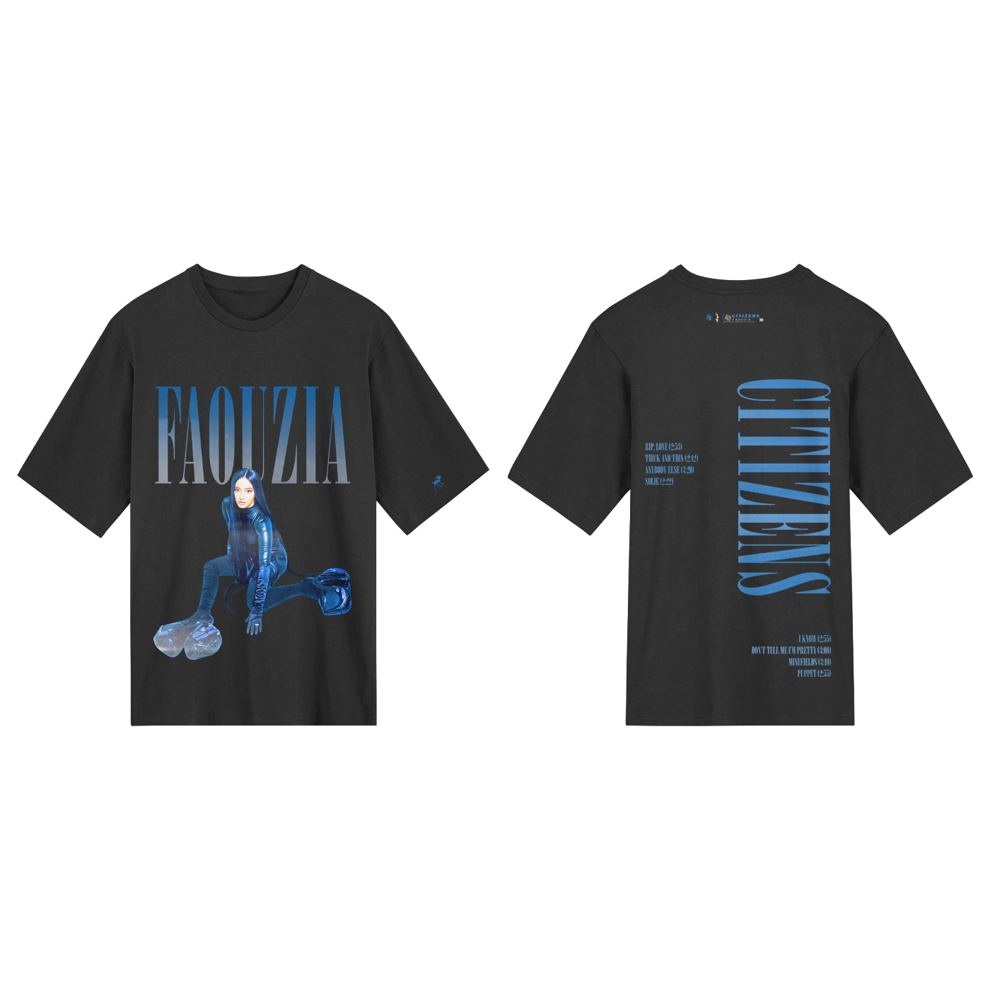 Citizens Tour Tee (Black) – Warner Music Store