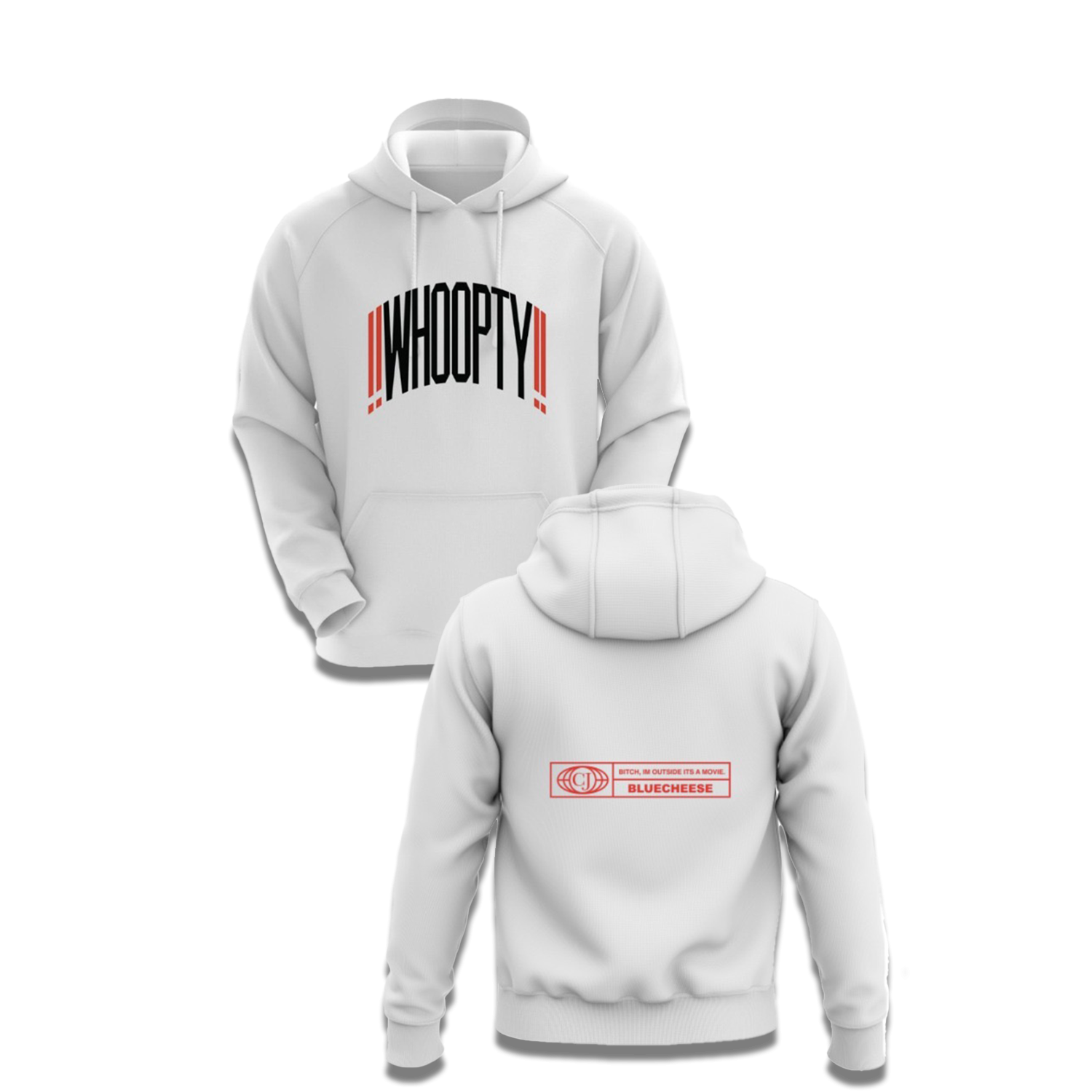 Whoopty White Hoodie – Warner Music Store