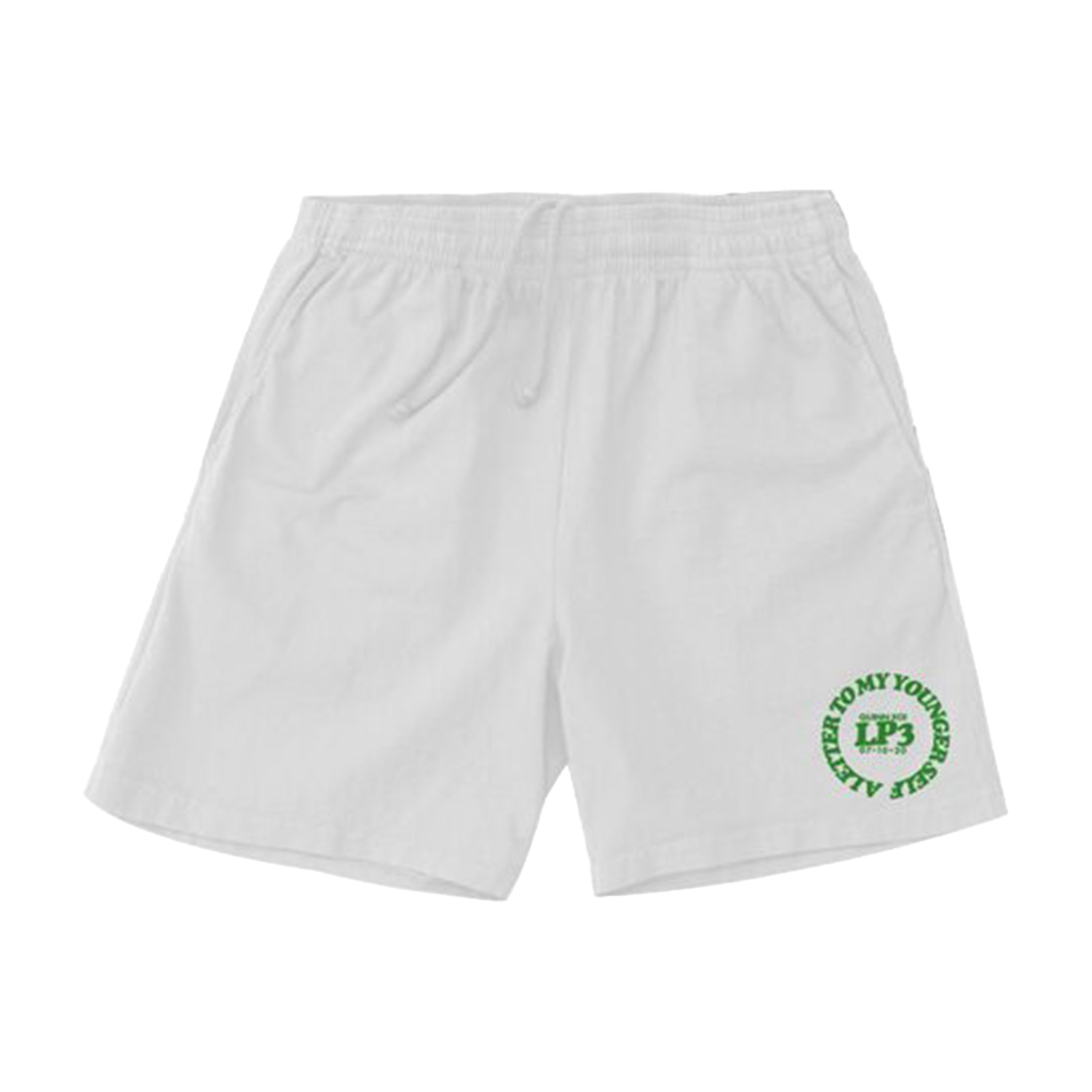 LP3 Shorts (White) – Warner Music Store