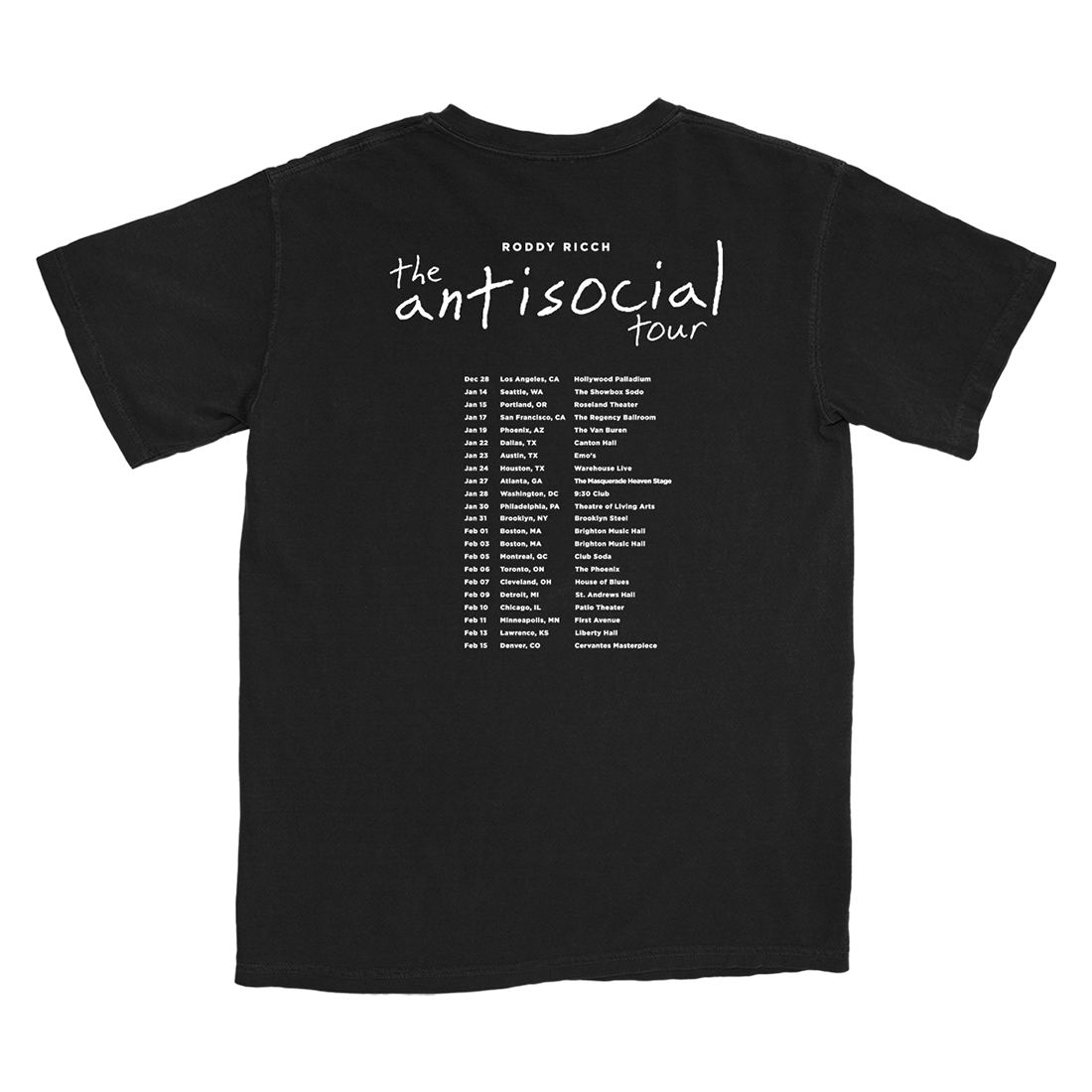 Official Tour Apparel & Merch | Warner Music Store